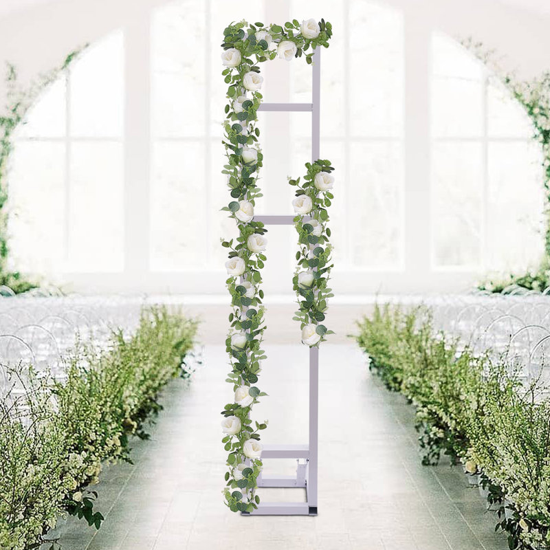 DENFER 78.72'' H Liftable Wedding Backdrop Stand & Reviews | Wayfair