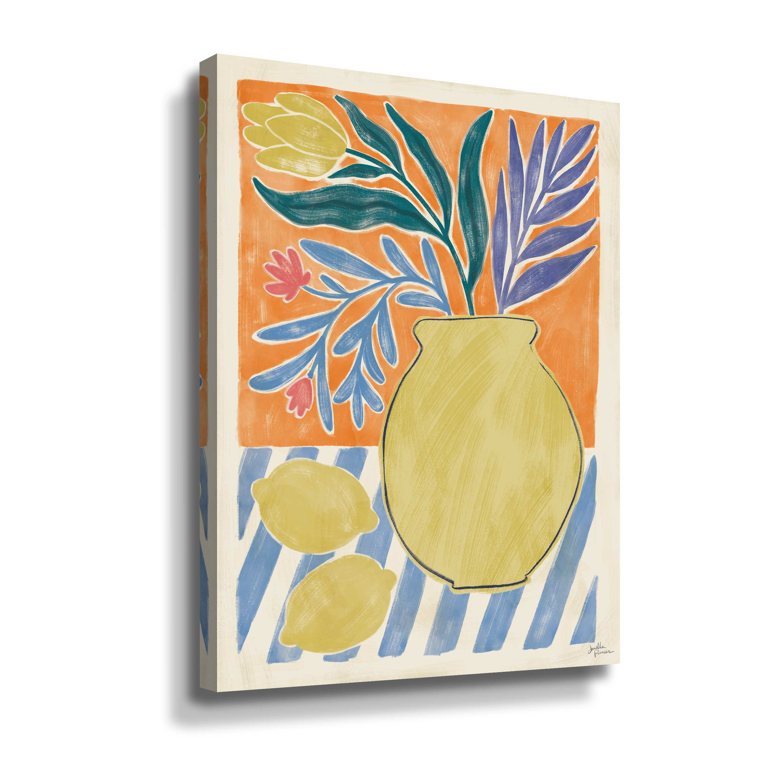 Bay Isle Home™ Cyprus Still Life IV Gallery Wrapped Canvas | Wayfair