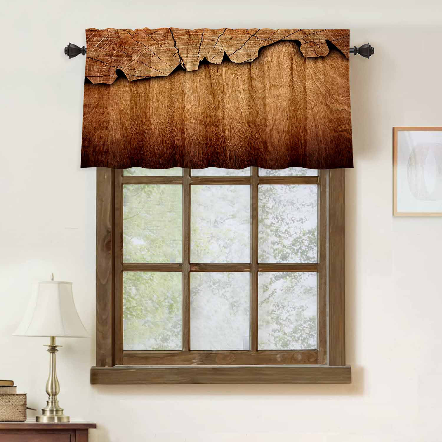 Ophelia & Co. Clear 52"W Wood Board Tree Old Wooden Ring Art Timber ...