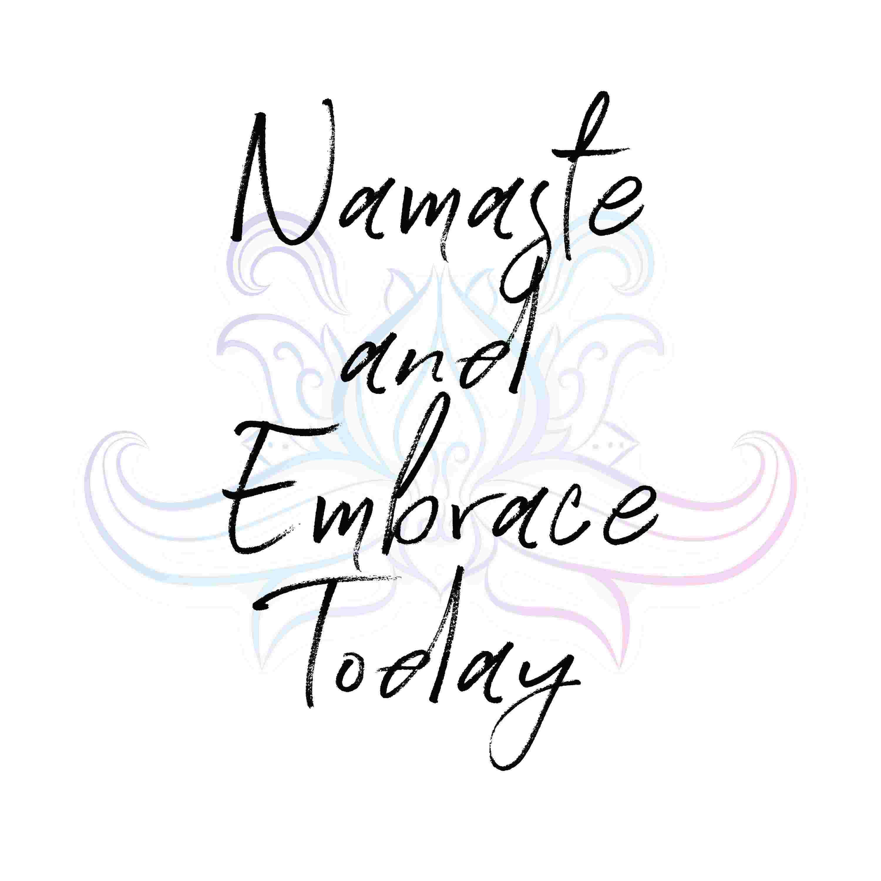Trinx Namaste Embrace Today Swirl Swoosh - Wayfair Canada