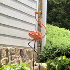 Highland Dunes Fallon Bird Animals Metal Garden Statue & Reviews | Wayfair