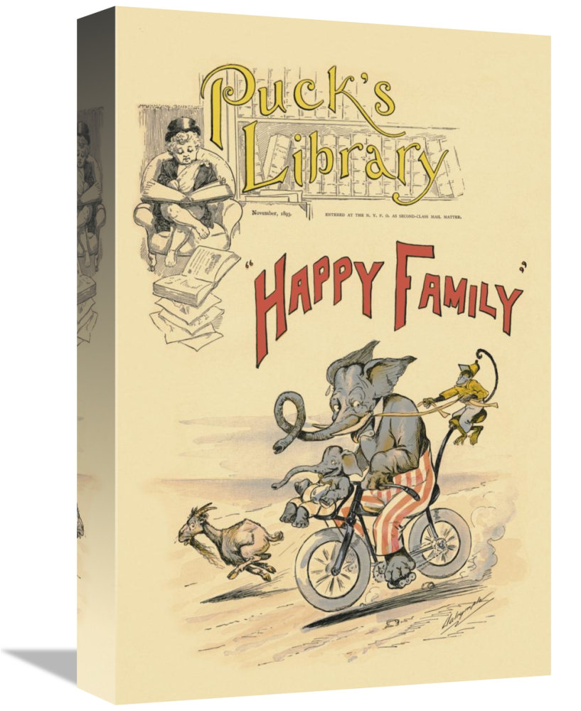 East Urban Home 'Happy Family' Vintage Advertisement on Canvas ...