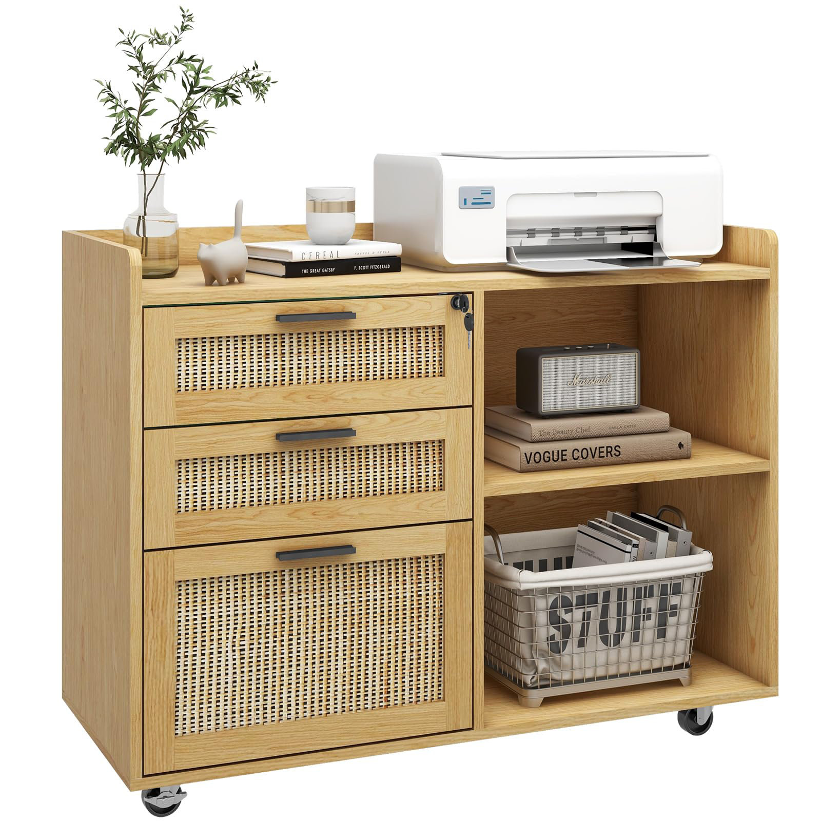 Bayou Breeze Bahareh 38'' Wide File Cabinet | Wayfair