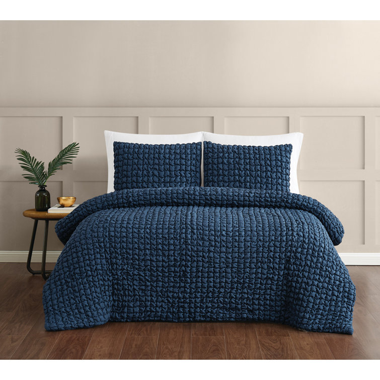 Christian Siriano NY® Textured Puff Comforter Set & Reviews | Wayfair
