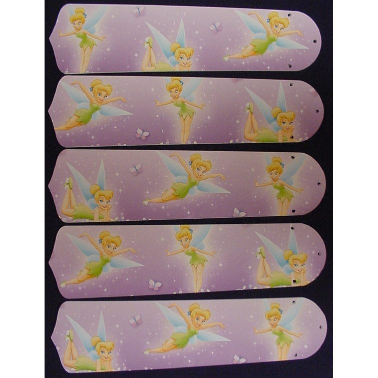 Ceiling Fan Designers 52SET-DIS-TPFP Tinkerbell Fairy Purple 52 in ...