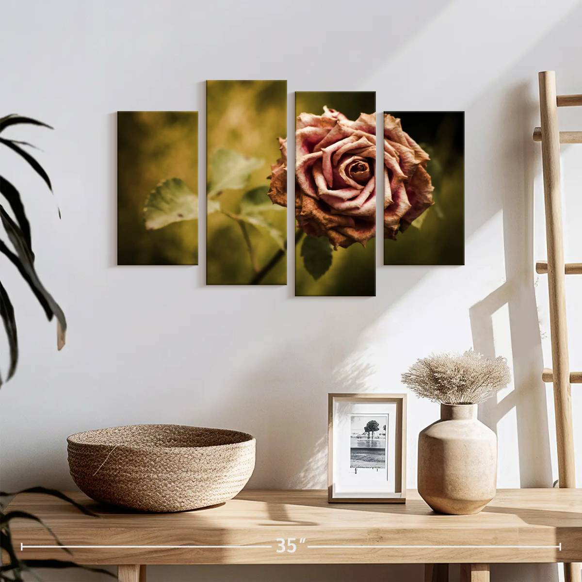 Ebern Designs Faded Pink Rose | Wayfair
