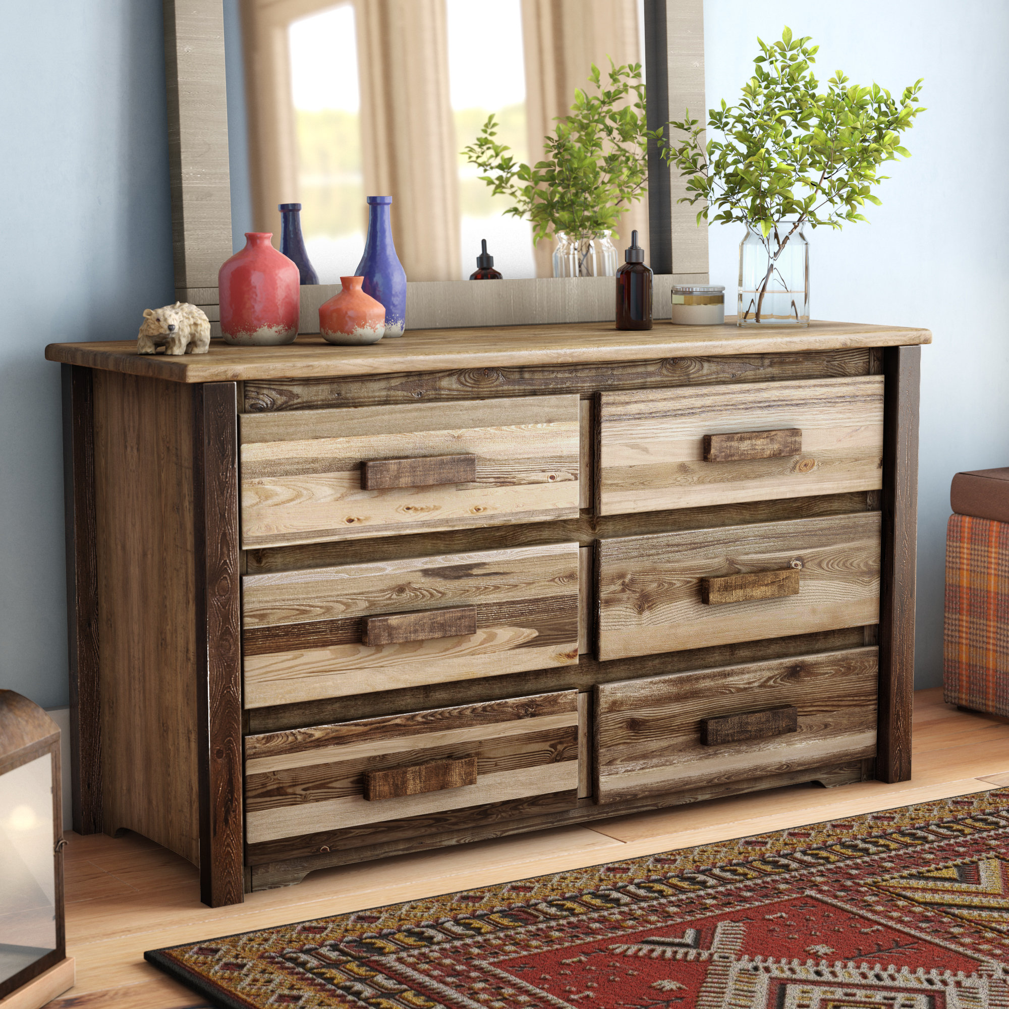 Loon Peak® Homestead Collection 6-Drawer Dresser | Wayfair