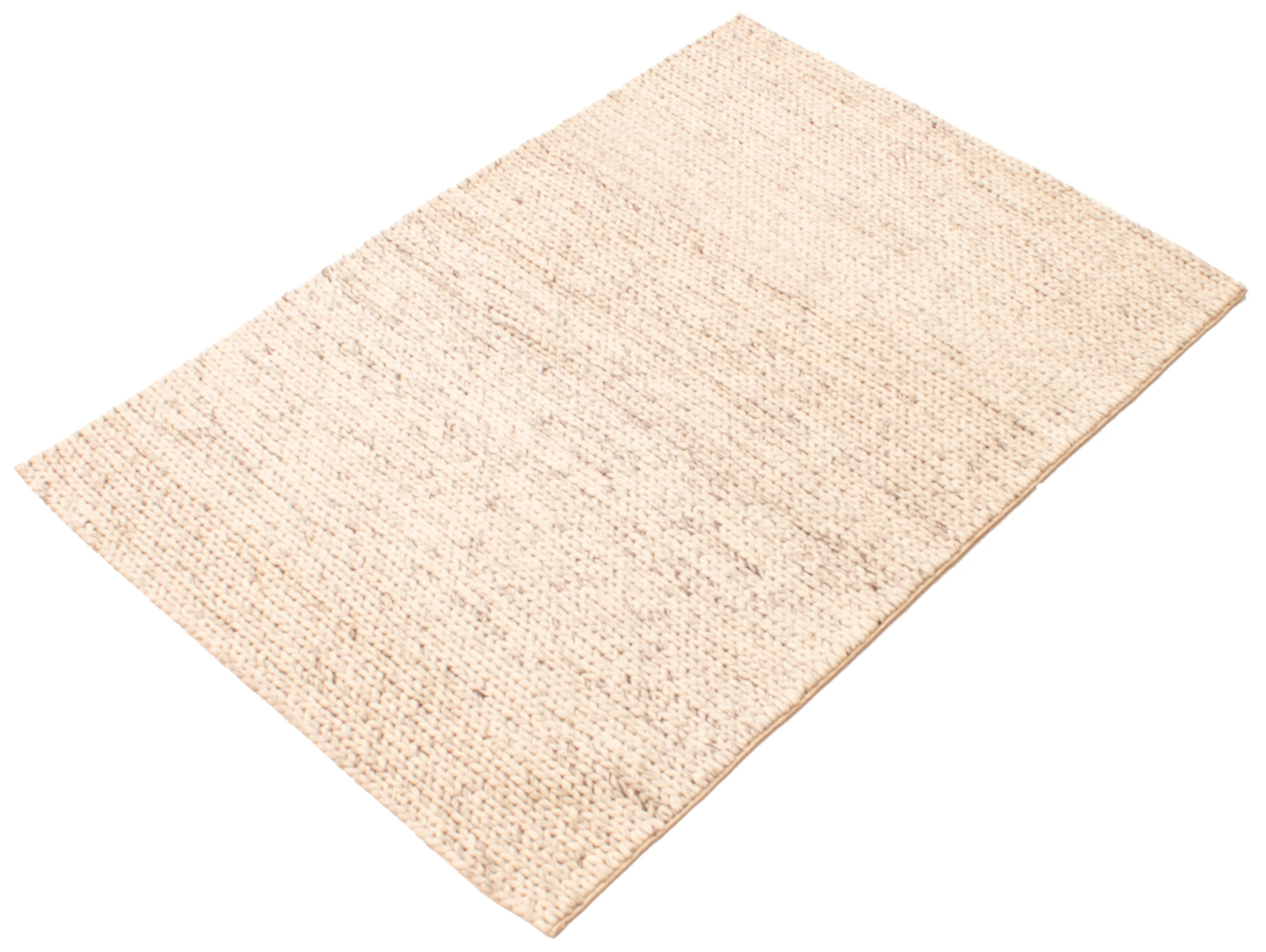 Gracie Oaks Baltierra Hand Braided Wool Ivory Area Rug | Wayfair