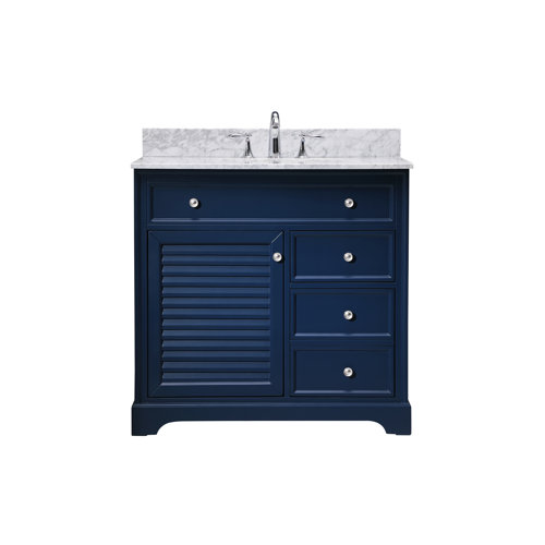 Blue Single Vanities You'll Love | Wayfair