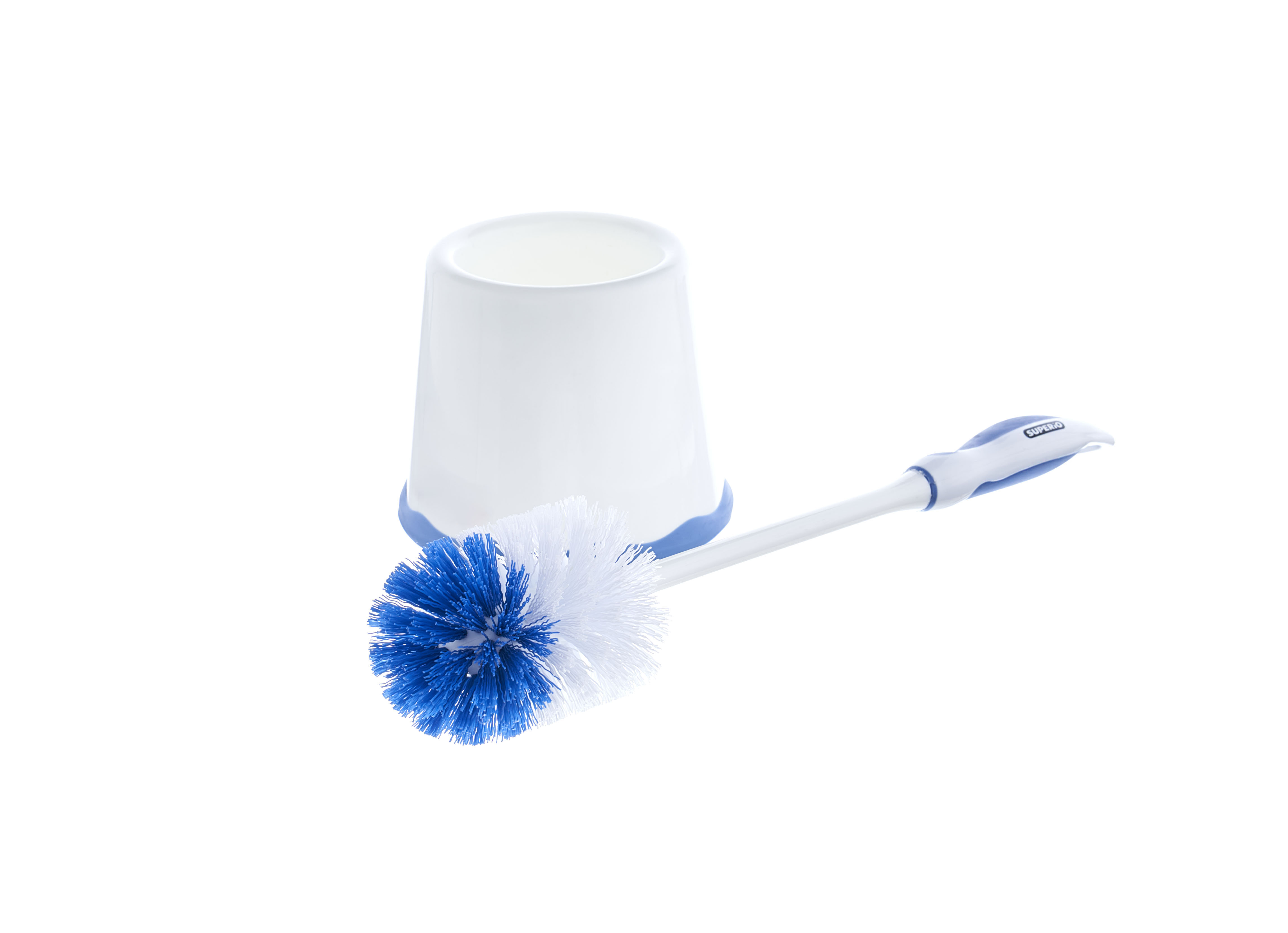 Symple Stuff Spina 17in. H Free Standing Toilet Brush and Holder | Wayfair