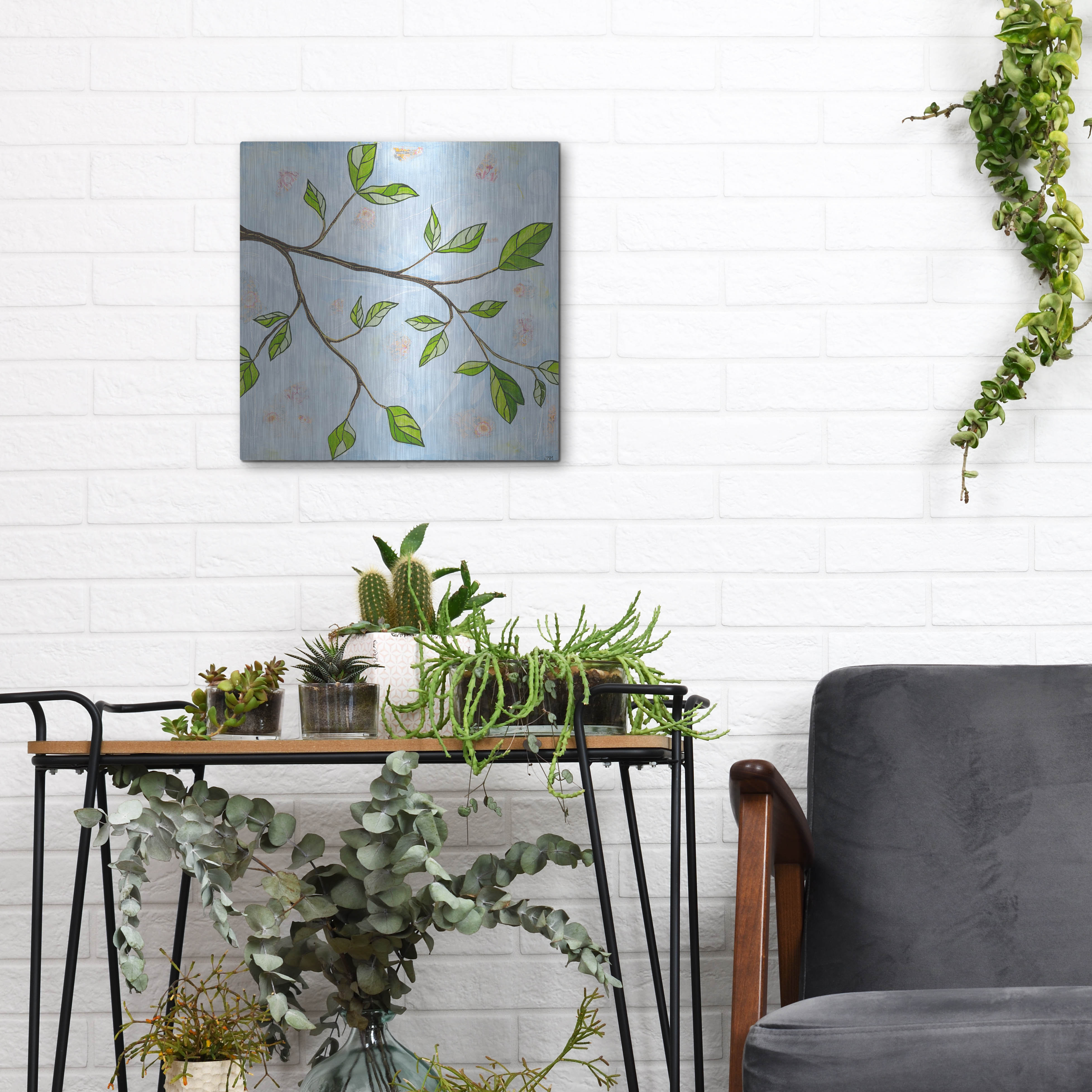 Winston Porter 'Friendly Branch' by Jodi Major Metal Wall Art | Wayfair