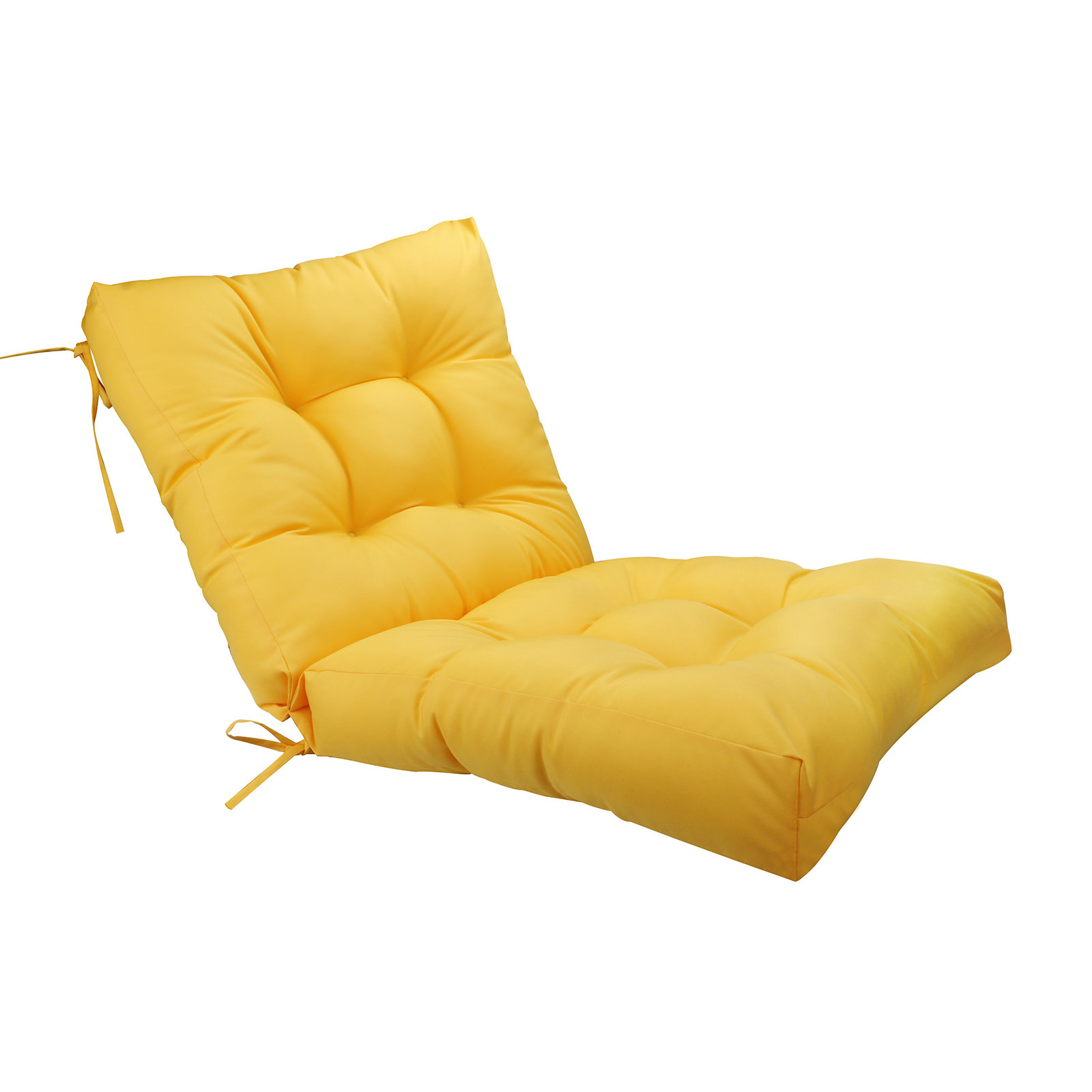 Latitude Run® Outdoor Seat Back Chair Cushion Indoor Tufted Seating ...