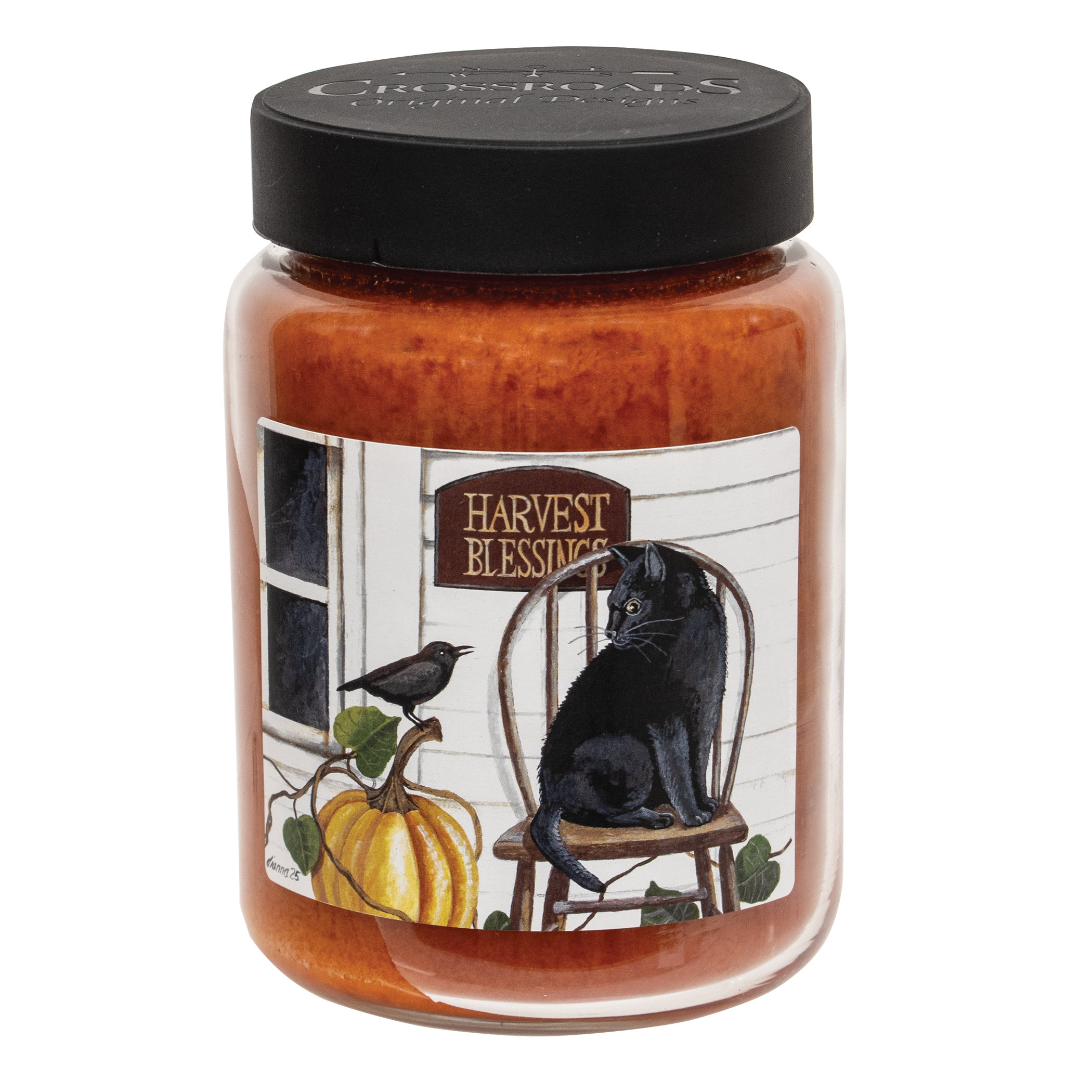 One Allium Way® Harvest Blessings Porch Cat & Crow Maple Pumpkin Donut ...