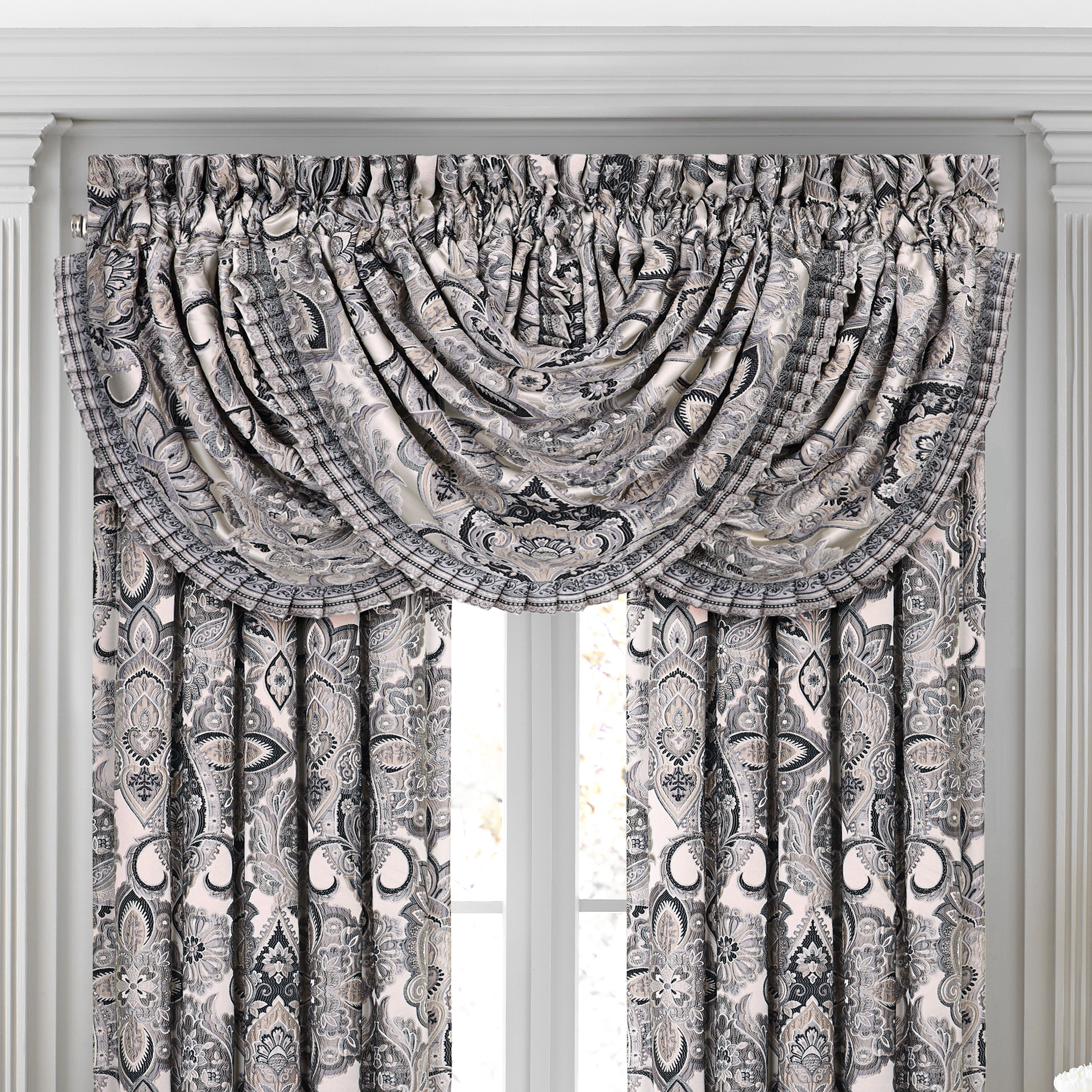 J. Queen New York Guiliana Window Waterfall Valance | Wayfair
