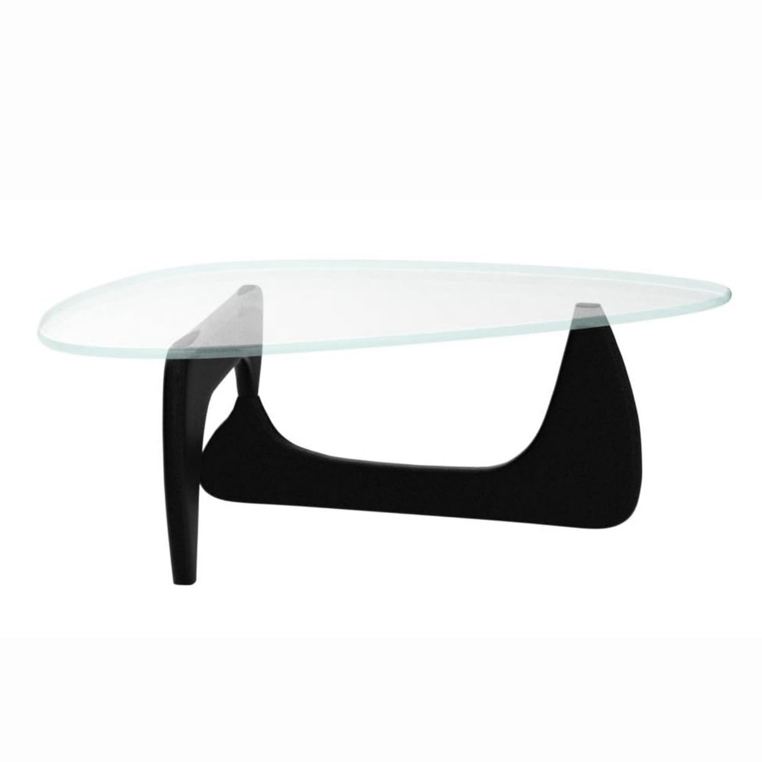 Ameriwood Triangle Glass Top Coffee Table | Wayfair