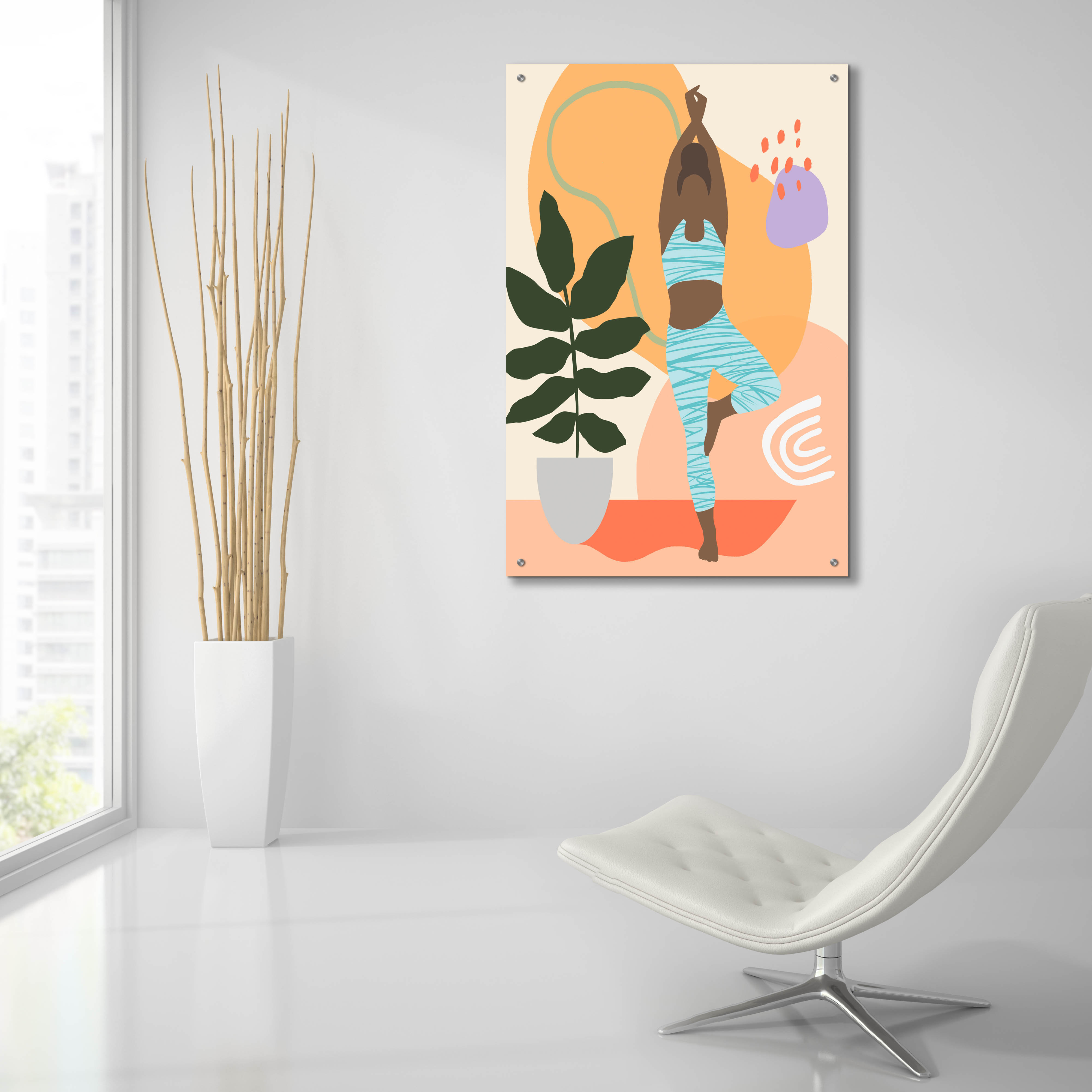Lark Manor™ 'Bright Energy 2' by Annie Warren Acrylic Glass Wall Art ...