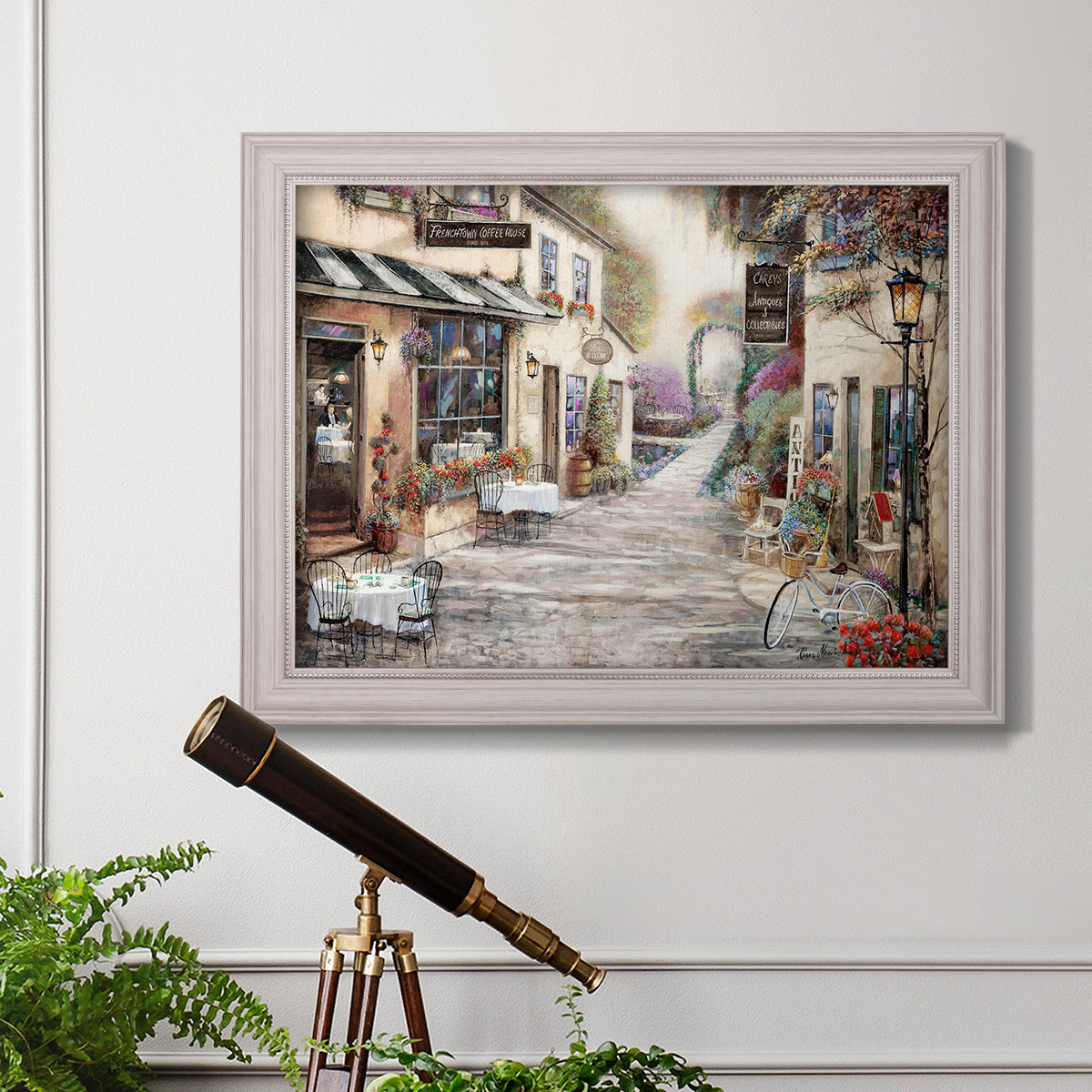 Red Barrel Studio Frenchtown Market Framed On Canvas Print - Wayfair Canada