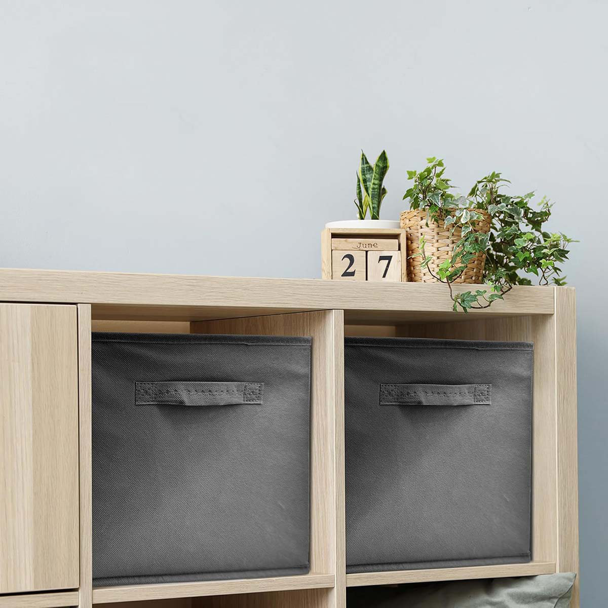 KINOFO Bacs de rangement 13 x 13 x 13 (paquet de 4) | Grands bacs de ...