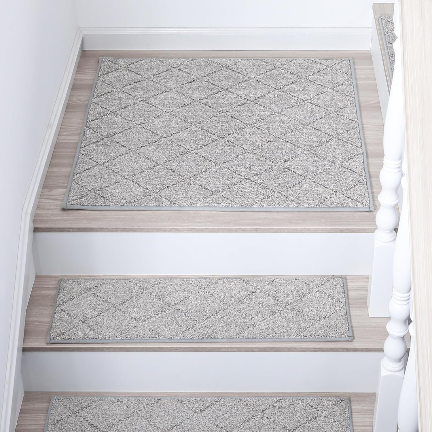 Hokku Designs Edging Stair Treads Non-Slip Corner Indoor Stair Runners ...