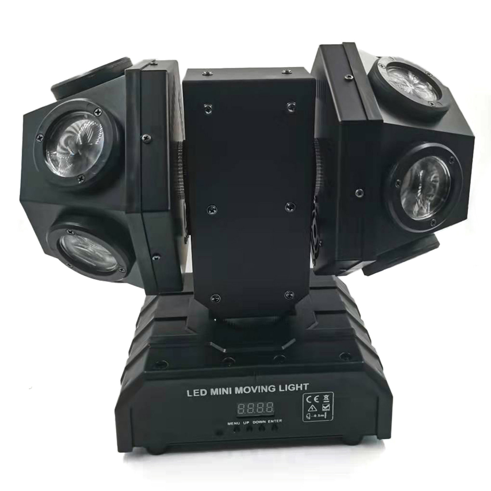 The Party Aisle™ Moving Head DJ Rotating Beam 12 LED Projection Lights ...