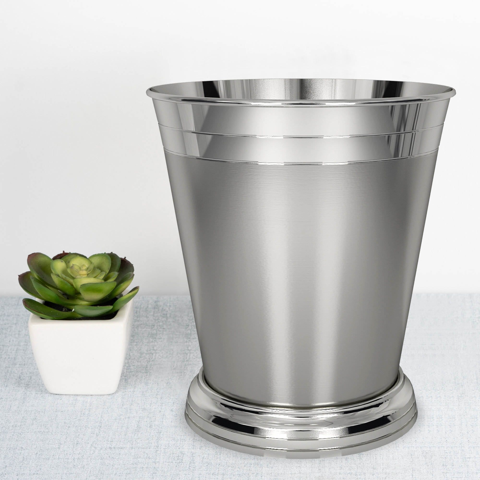 NU Steel Lighthouse Steel Open Waste Basket - 2.25 Gallons & Reviews ...