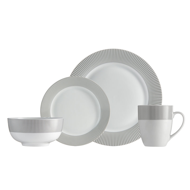 Orren Ellis Lucas 16 Piece Dinnerware Set, Service for 4 & Reviews ...