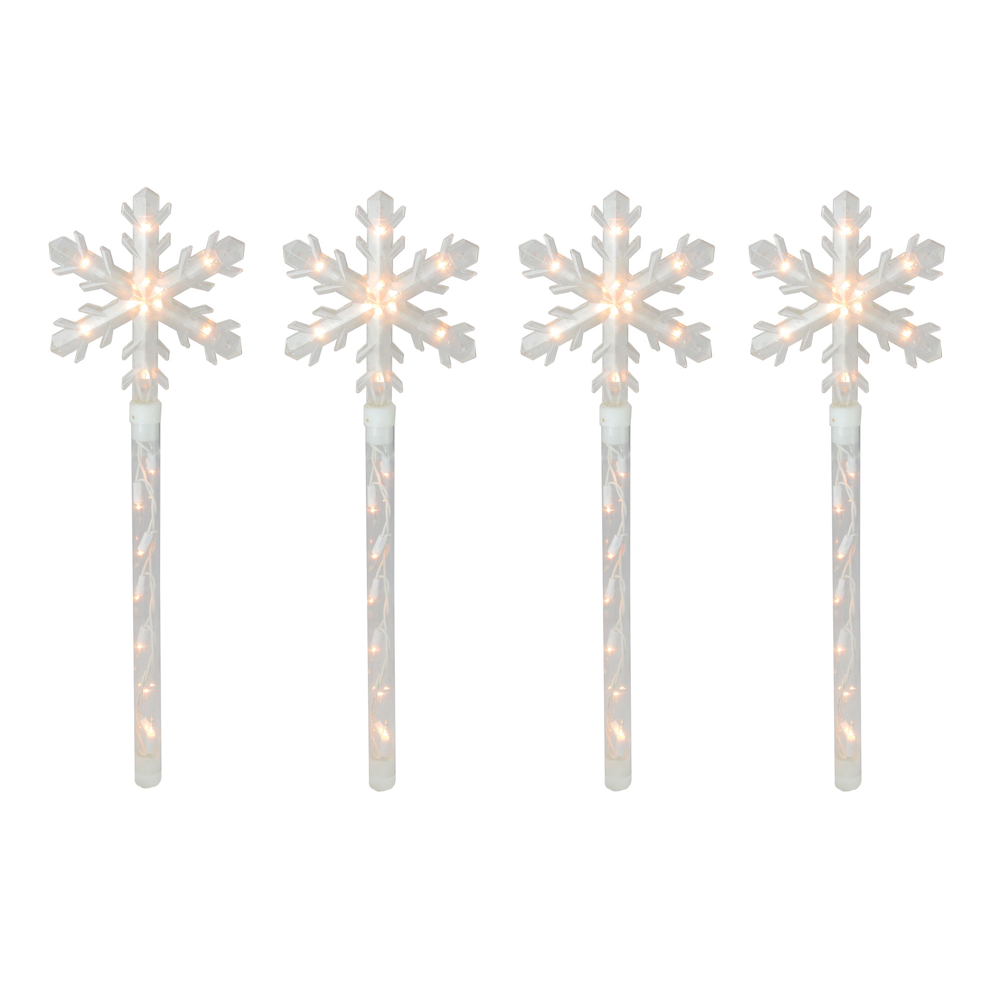 Northlight Seasonal Snowflakes Christmas Pathway Marker with Lawn ...