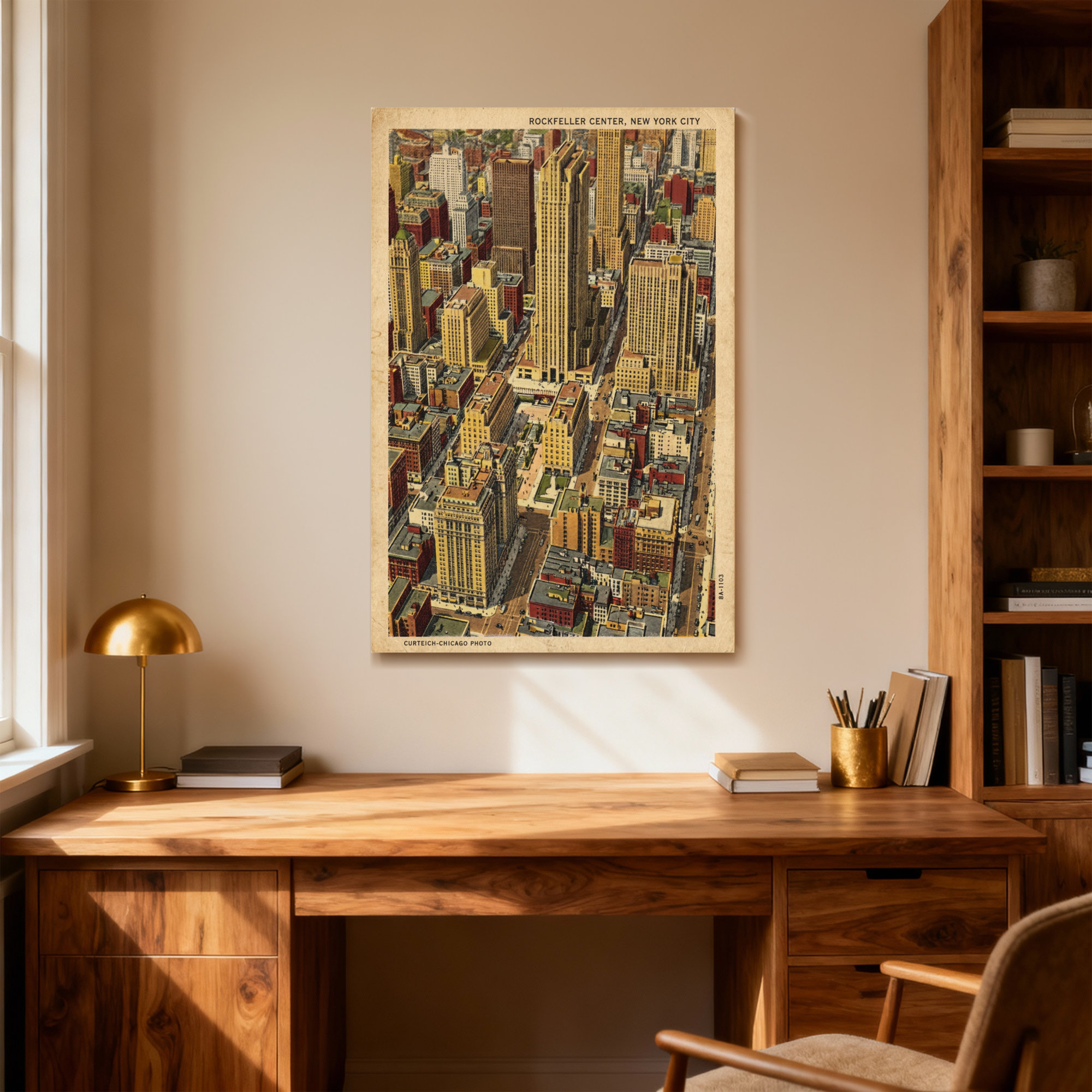 Latitude Run® Scenic & Cityscapes Rockefeller Center New York City Map ...