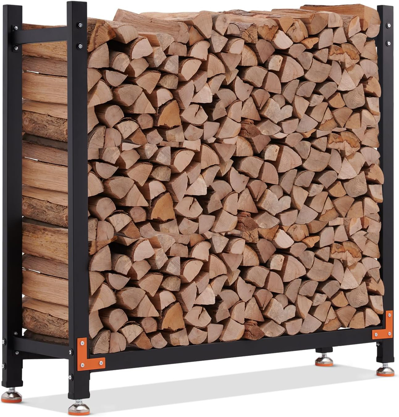 17 Stories Stephone 48'' W Enamel Coated Steel Log Rack & Reviews ...