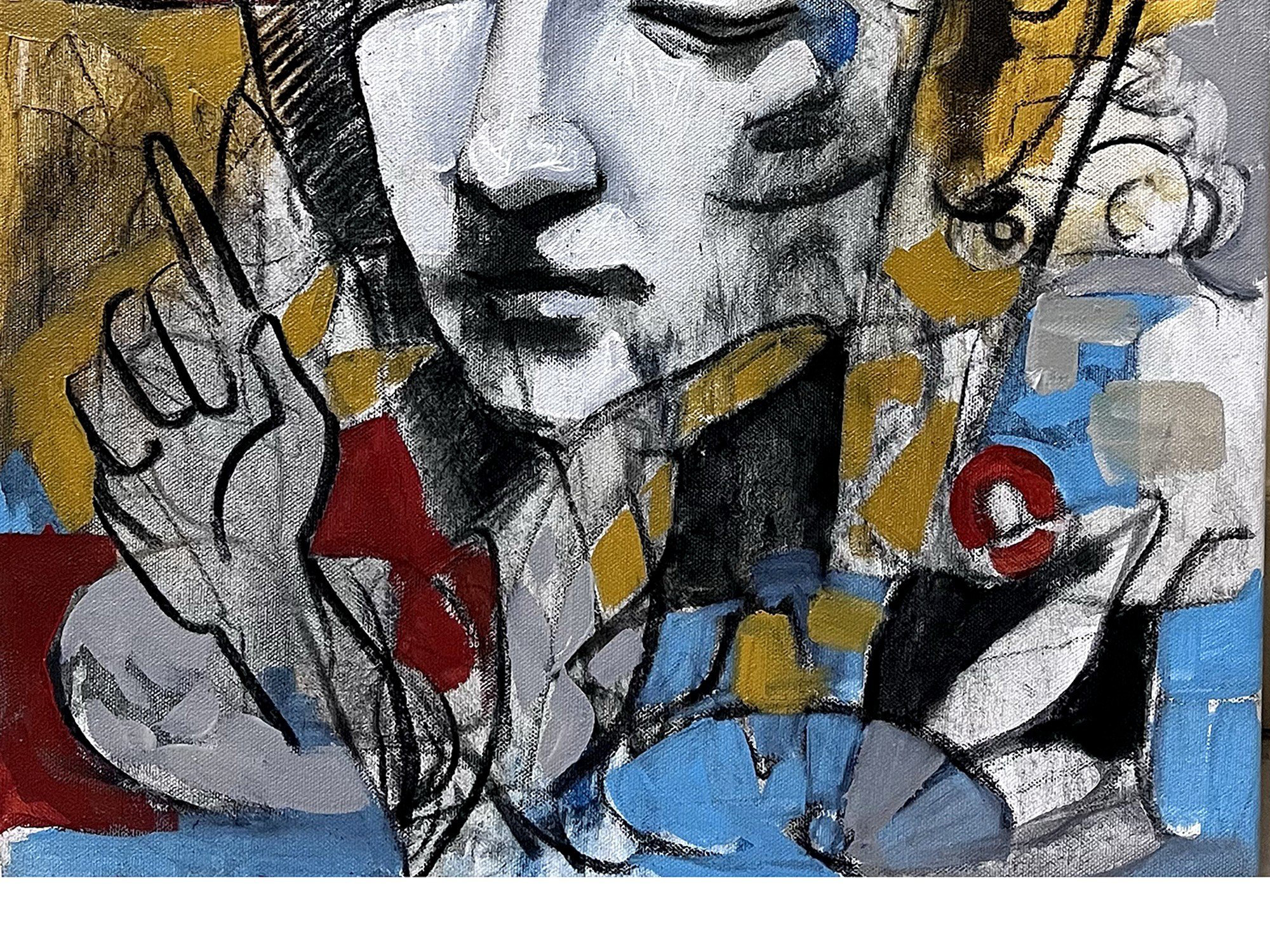 Exotic India Bharam Series Lord Shiva | Mk Goyal | Mix Media On Canvas ...