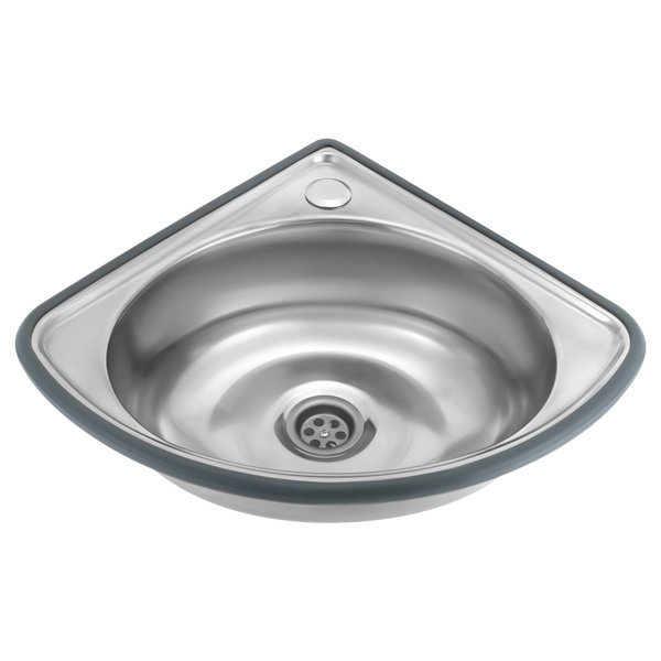 SUNYOU 17.32'' L Drop-In Single Bowl Stainless Steel Kitchen Sink | Wayfair