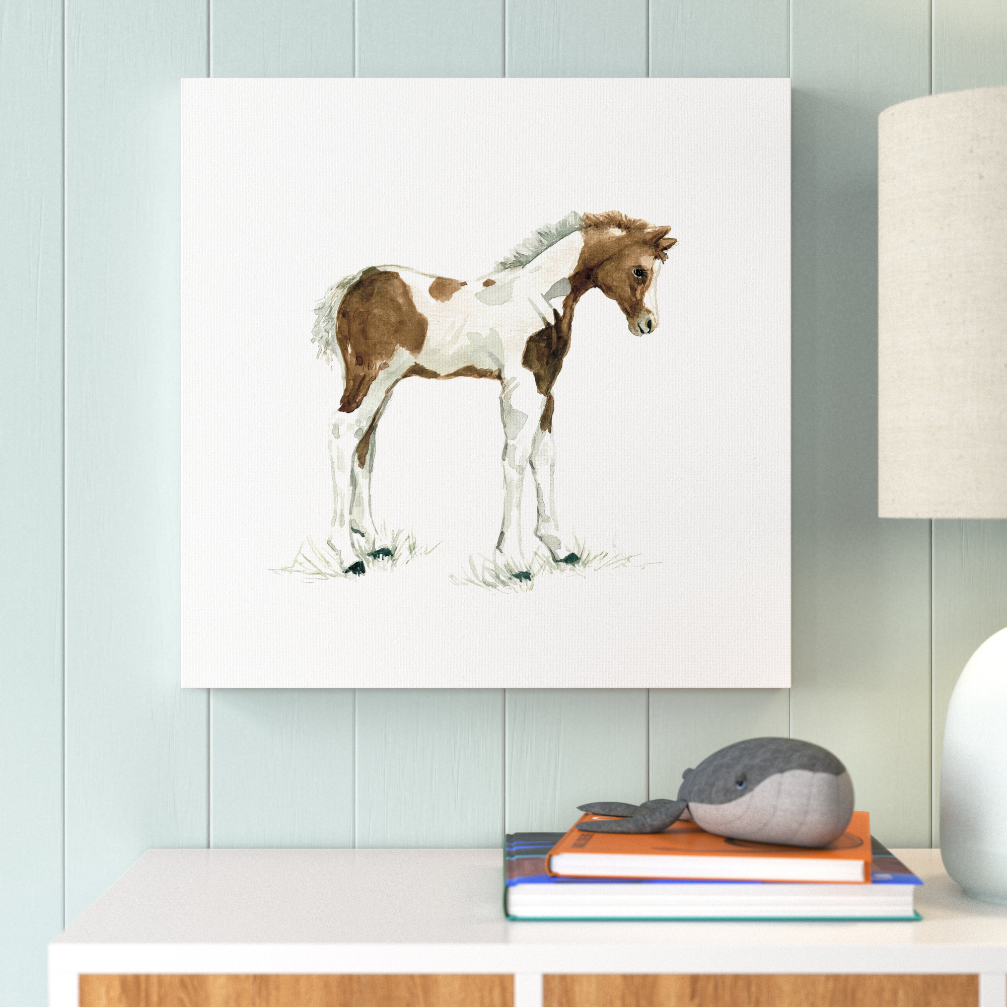 Viv + Rae™ Honora Young Farm Horse Minimal Country Animal Over White ...