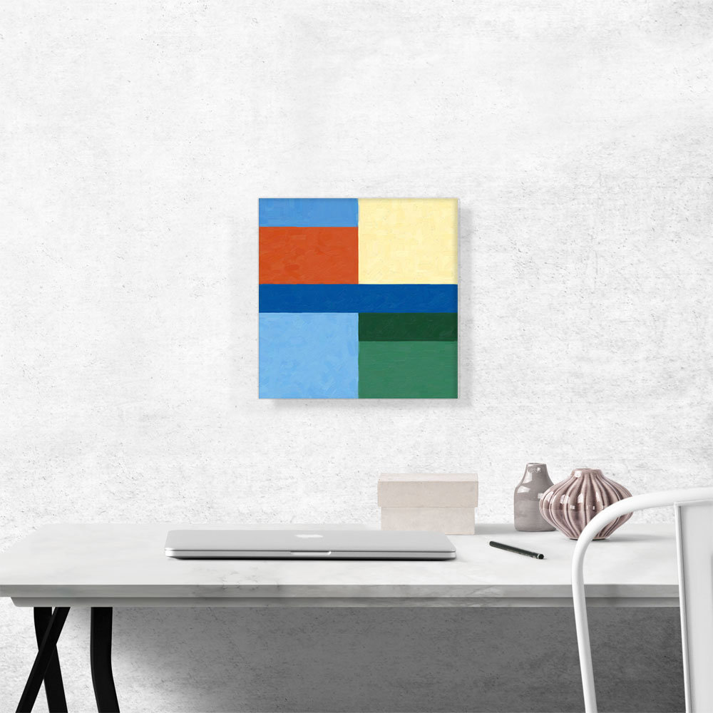 ARTCANVAS Mid-Century Modern Opposites Attract - Wrapped Canvas ...