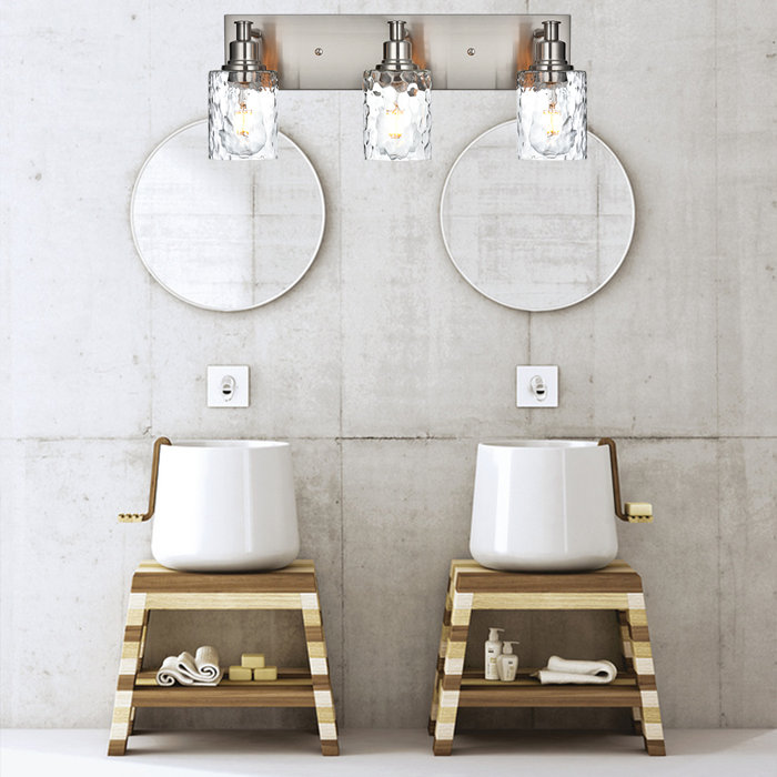 Everly Quinn Krishav 3 - Light Dimmable Vanity Light | Wayfair
