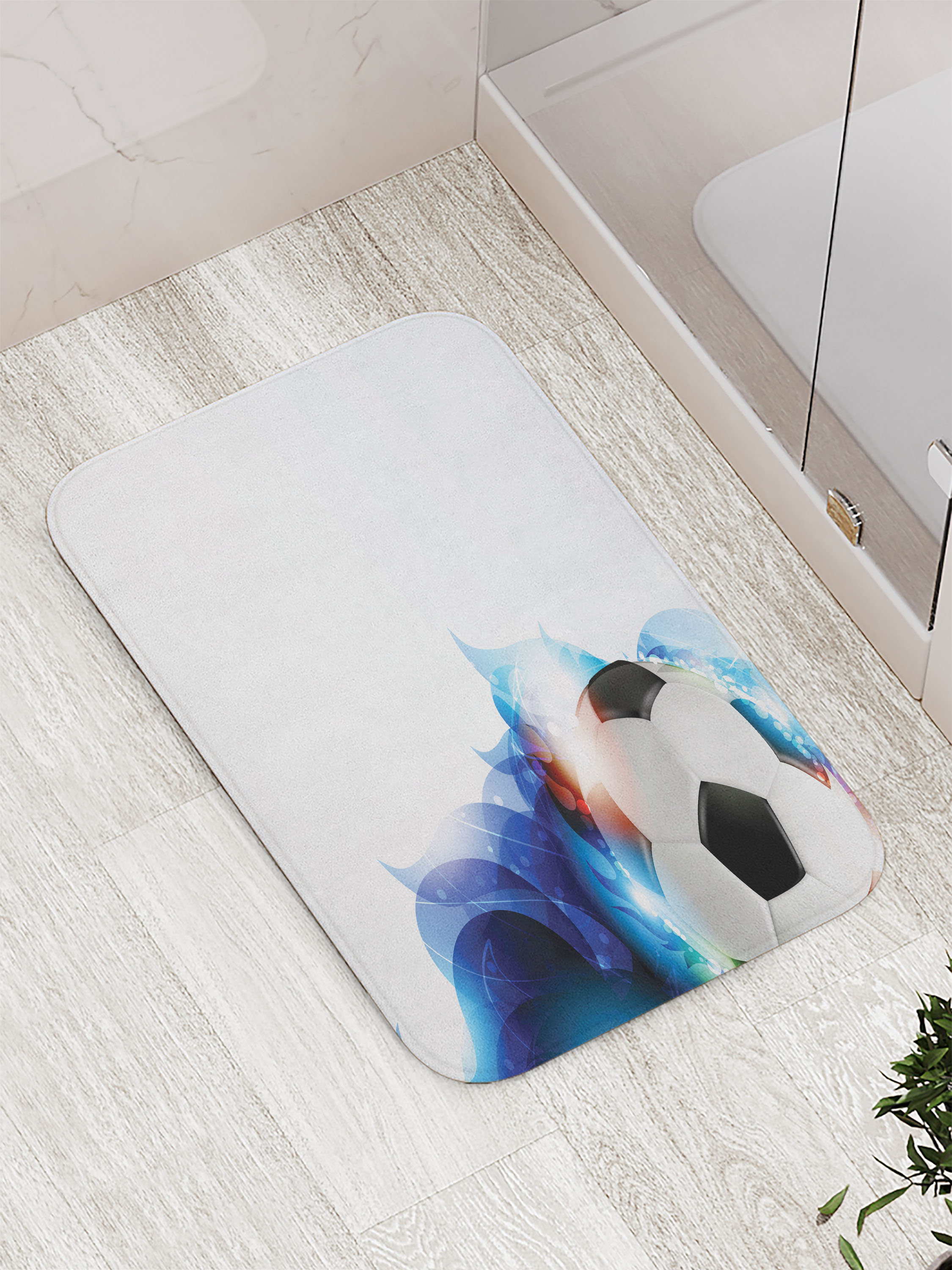 East Urban Home Wrought Studio™ Bath Mat, Non Slip Backing, 30.2" x 20 ...