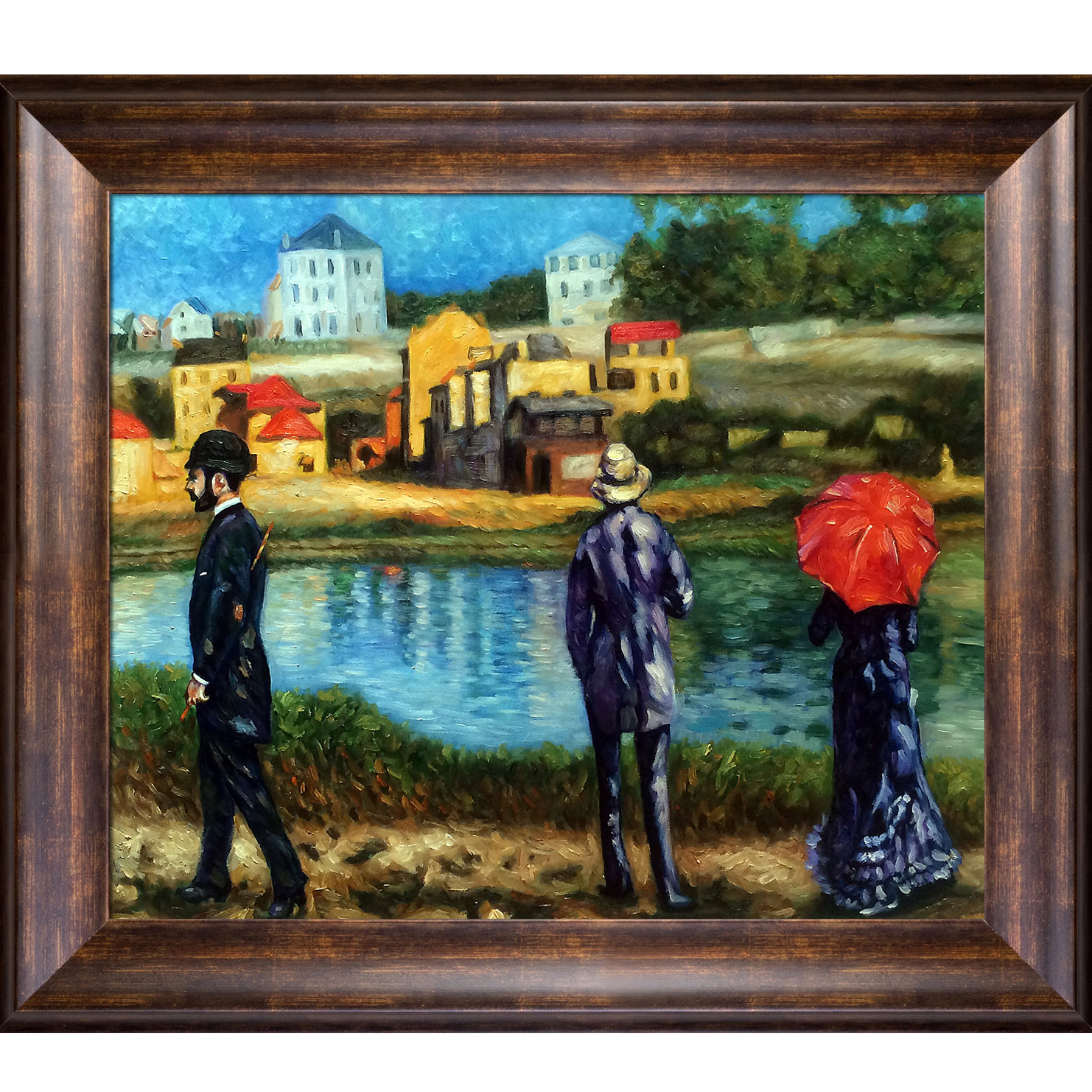 Tori Home 'A Day Along the Shore' by Celito Medeiros Framed Original ...