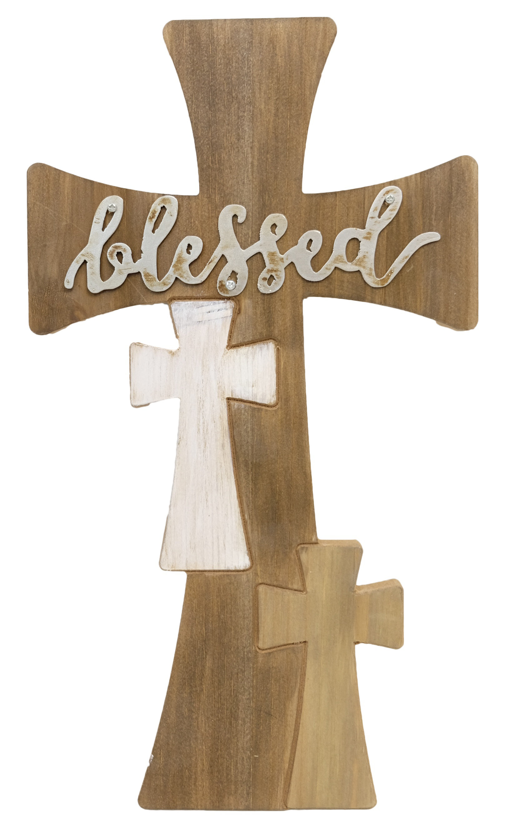 Trinx Blessed Multi Cross Cluster Hanging Wall Cross | Wayfair