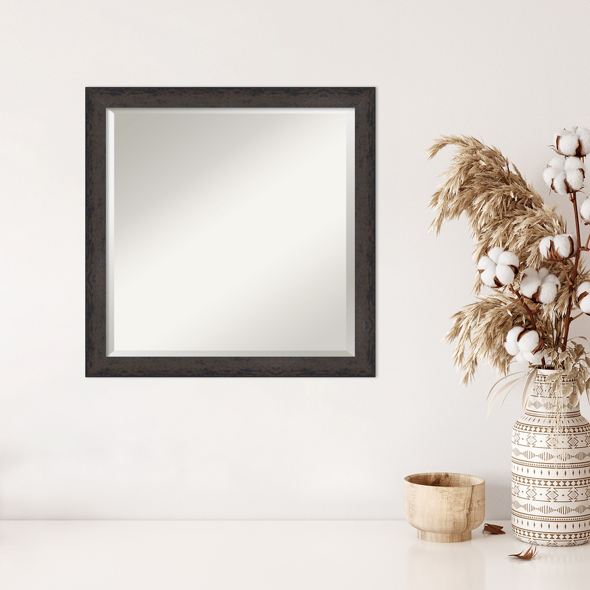 Latitude Run® Jerissa Wood Beveled Wall Mirror - Wayfair Canada