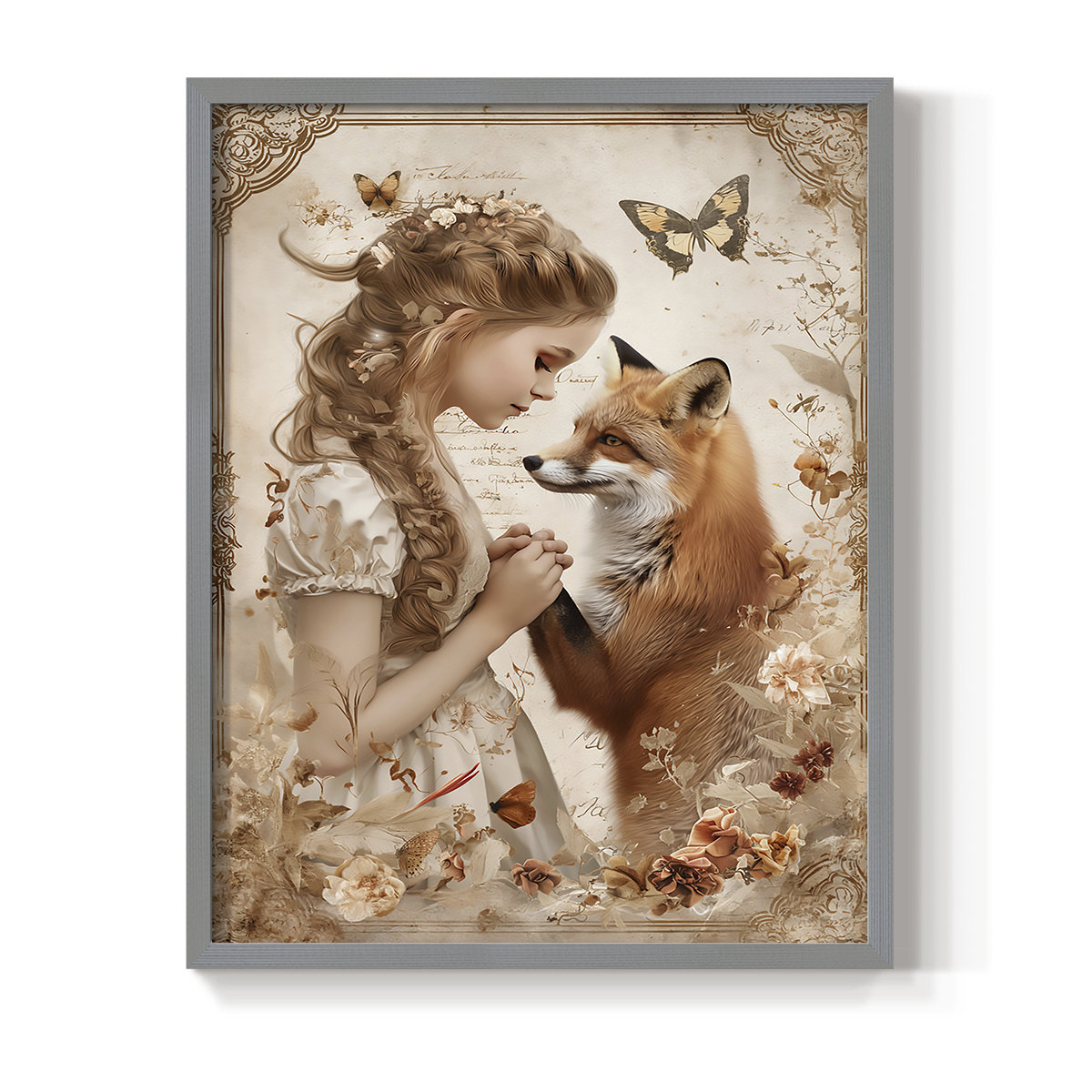 Winston Porter WOMEN Series CDIII Framed Print - Solid Wood | Wayfair