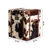 HUGESTO Small Black & White Cowhide - Wrapped Accent Trunk | Wayfair