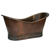 Premier Copper Products 45" Hammered Copper Japanese Style Soaker ...