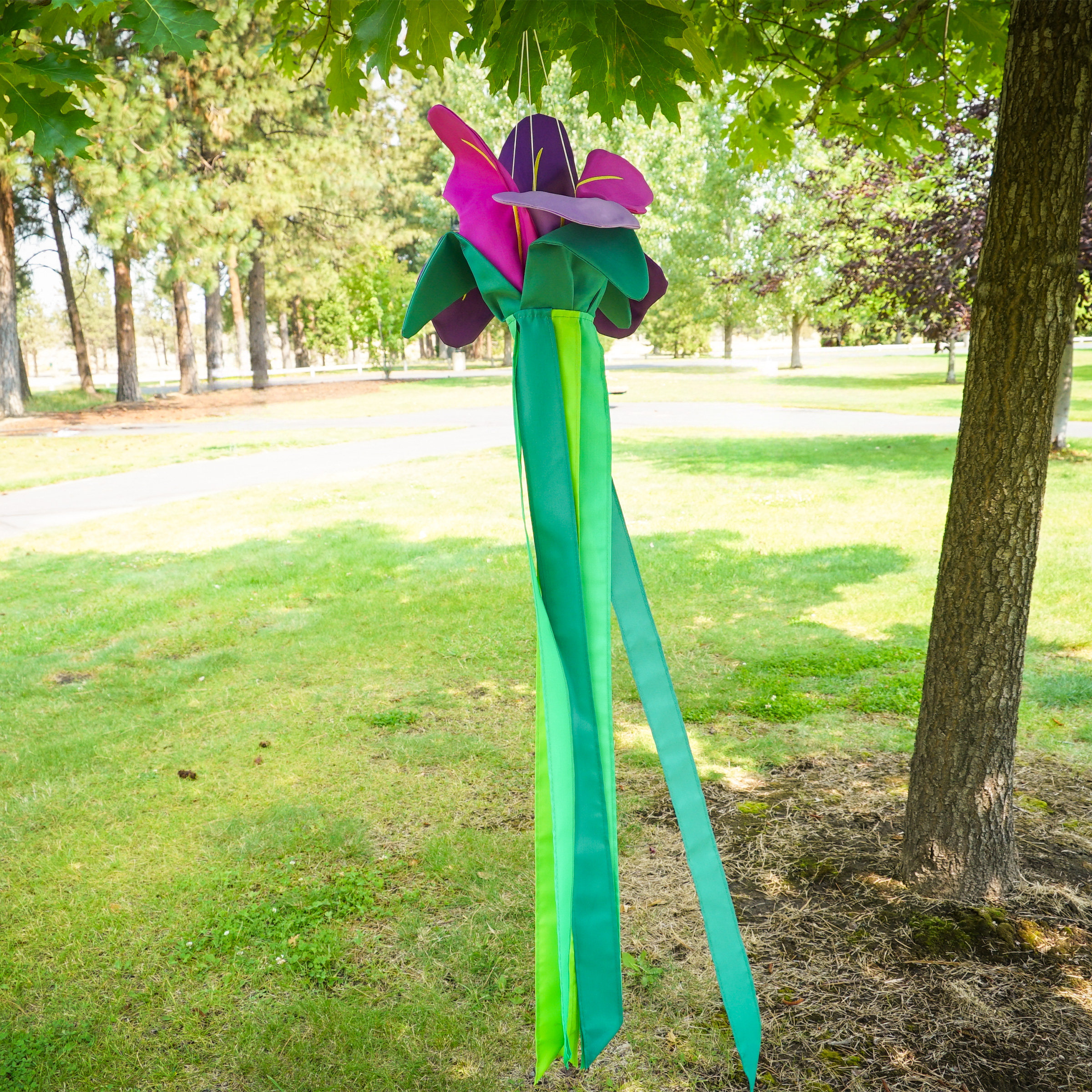 In The Breeze Spring Floral Windtail Windsock | Wayfair