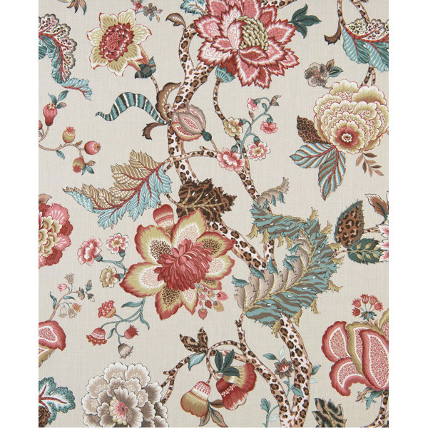 Rose Tree Haylie Floral Drapery Panel Set | Wayfair