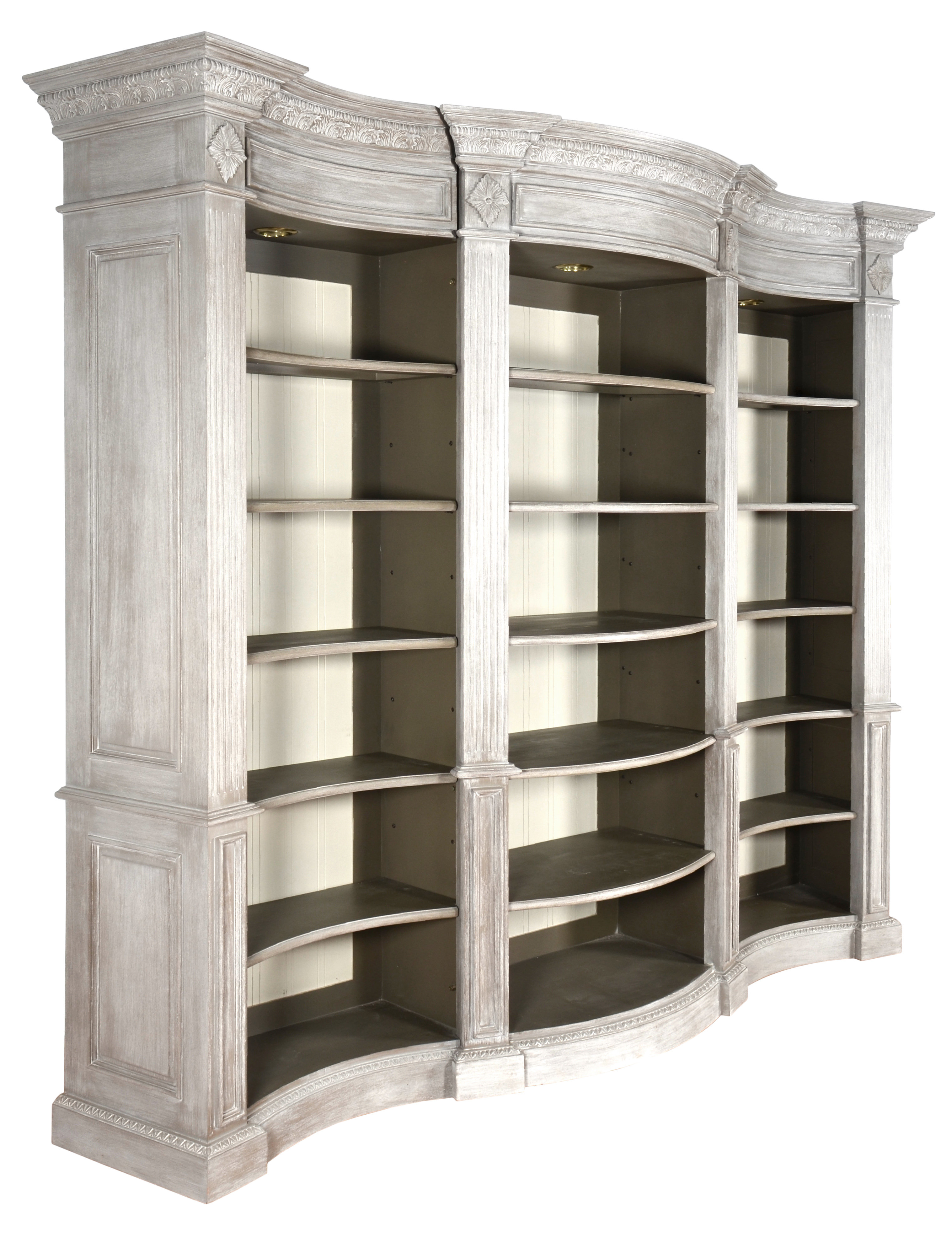 One Allium Way® 98'' H x 123'' W Library Bookcase | Wayfair
