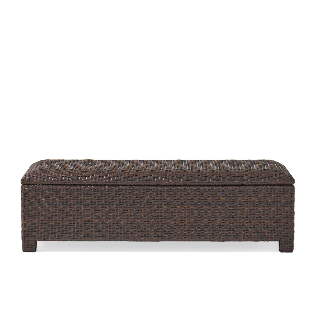 Hokku Designs SANTIAGO PE WICKER STORAGE BENCH | Wayfair
