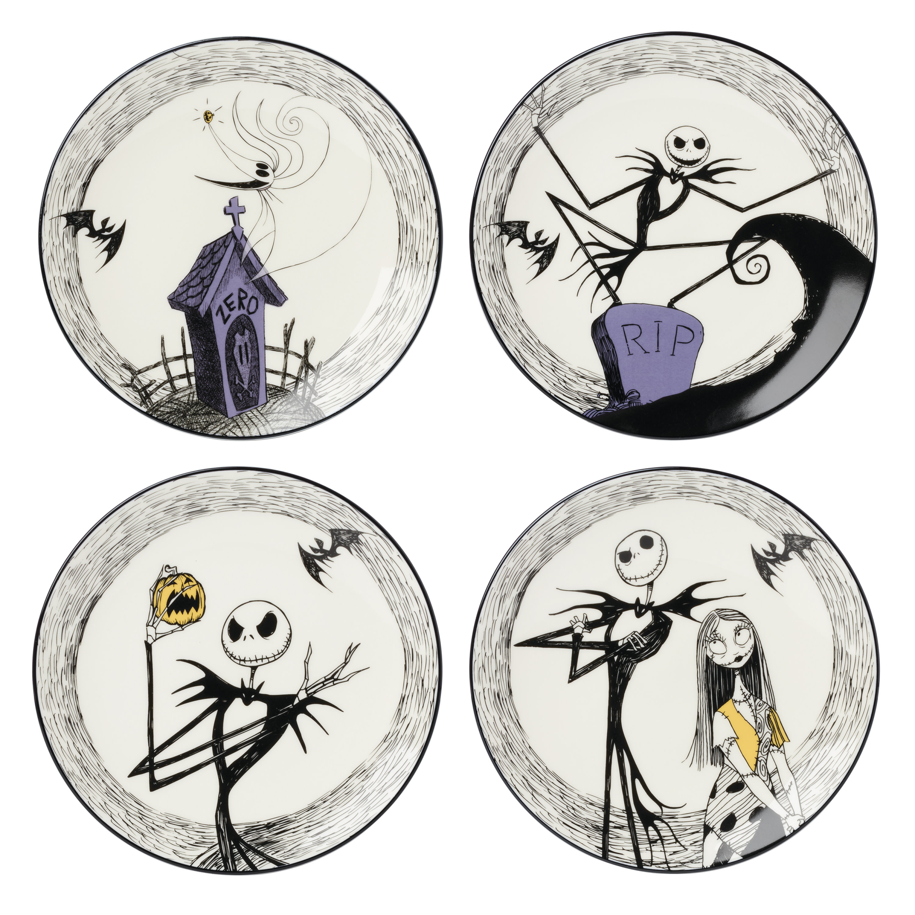 Interesting Nightmare Before Christmas Plates Pictures