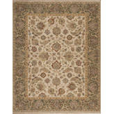Samad Rugs Sovereign Oriental Hand-Knotted Wool Cream/Camel Area Rug ...