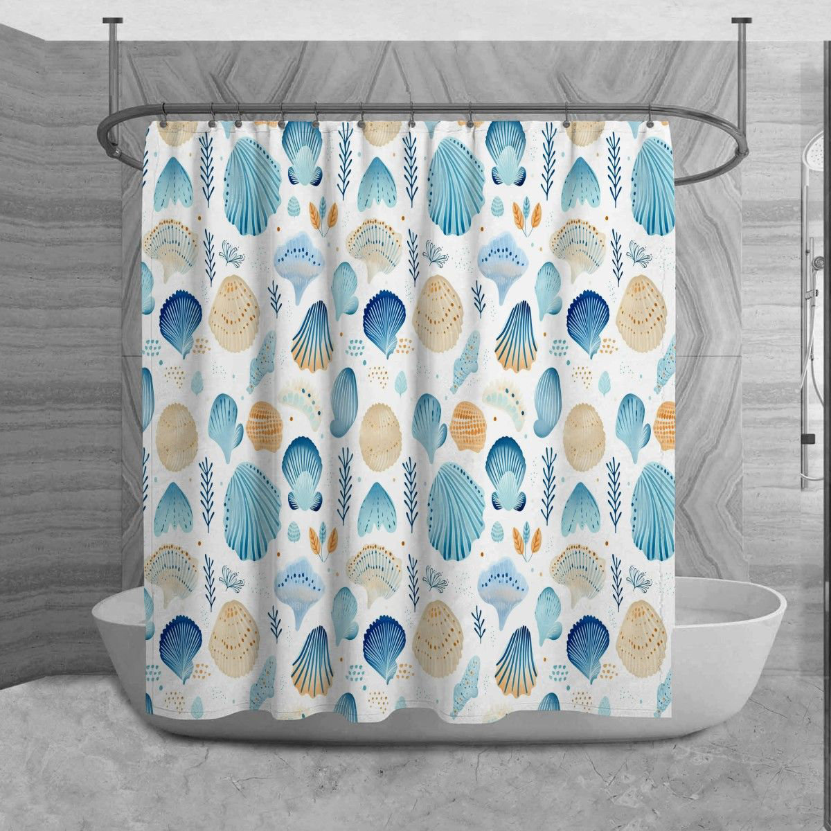 East Urban Home Yanette Shower Curtain | Wayfair