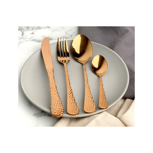 Ebern Designs Oswego 16 Piece Stainless Steel Cutlery Set , Service for ...