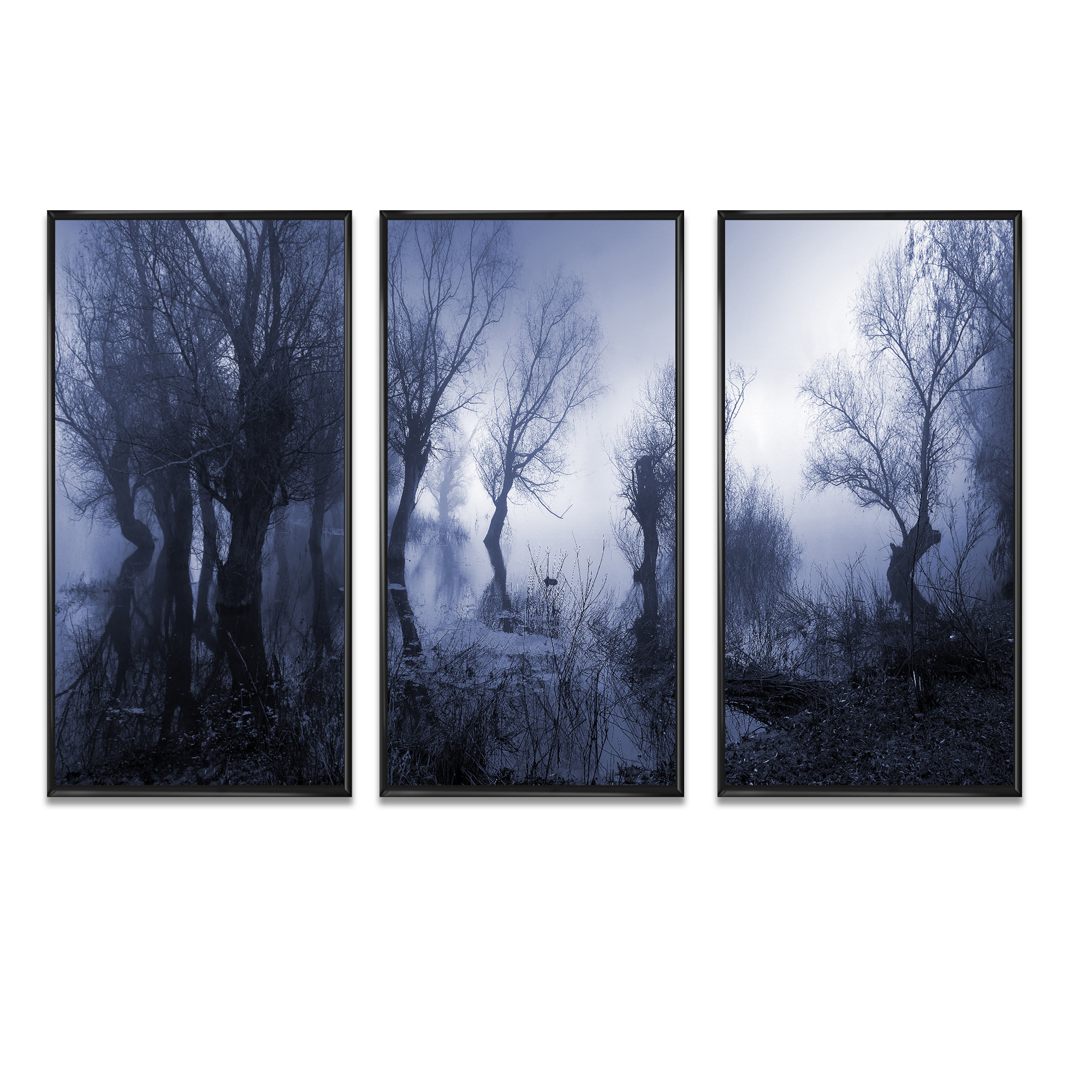 Millwood Pines Creepy Landscape In Sepia Tones - Landscape Framed ...